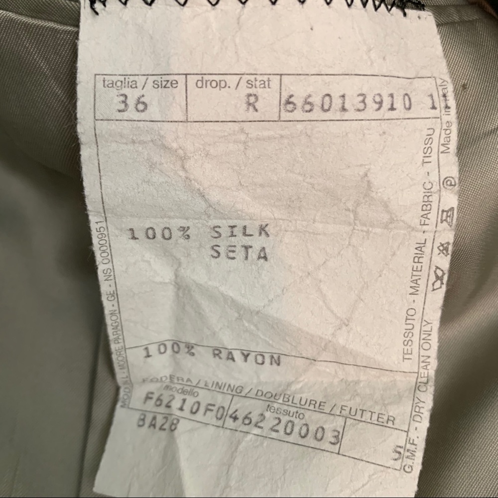 0001 Studio By Ferre Italian Made Brown/Tan Blazer - Gem